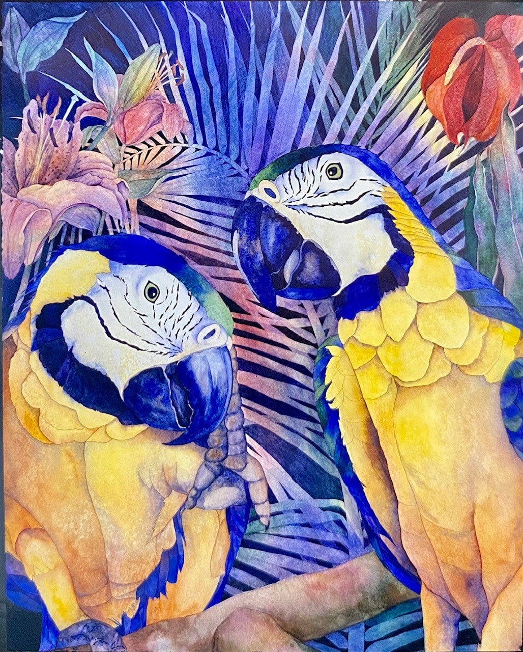 Watercolour Painting Workshops- Jane Love Elliott | Let The Cat Go Fine ...